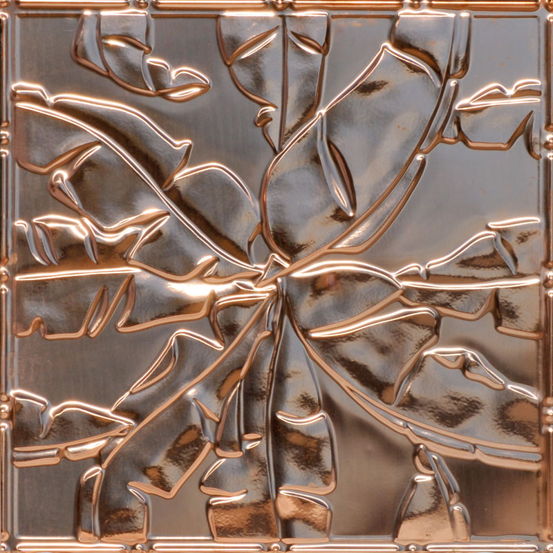 Real Copper Tiles For Walls and Ceilings In Aged or Polished Finish