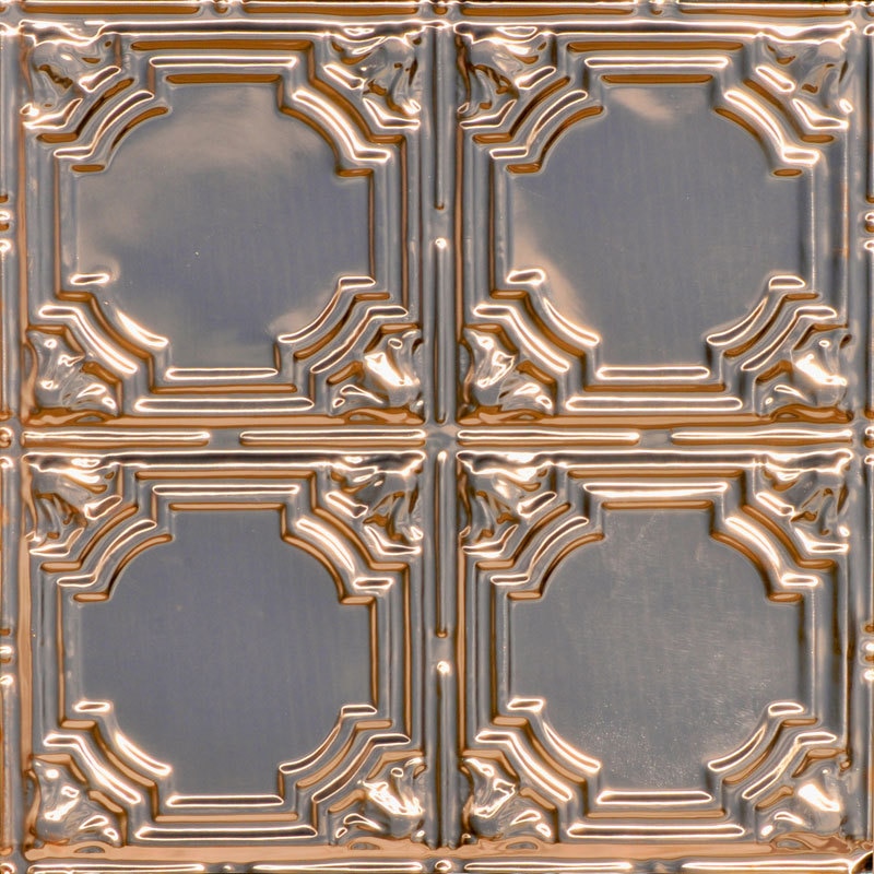 Real Copper Tiles For Walls and Ceilings In Aged or Polished Finish