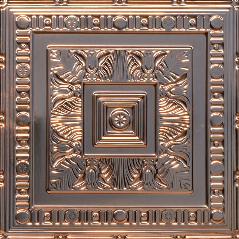 Real Copper Tiles For Walls and Ceilings In Aged or Polished Finish